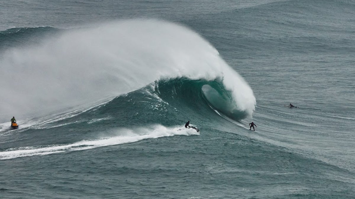 A Day at the World’s Biggest Surfing Spot - Outside Online