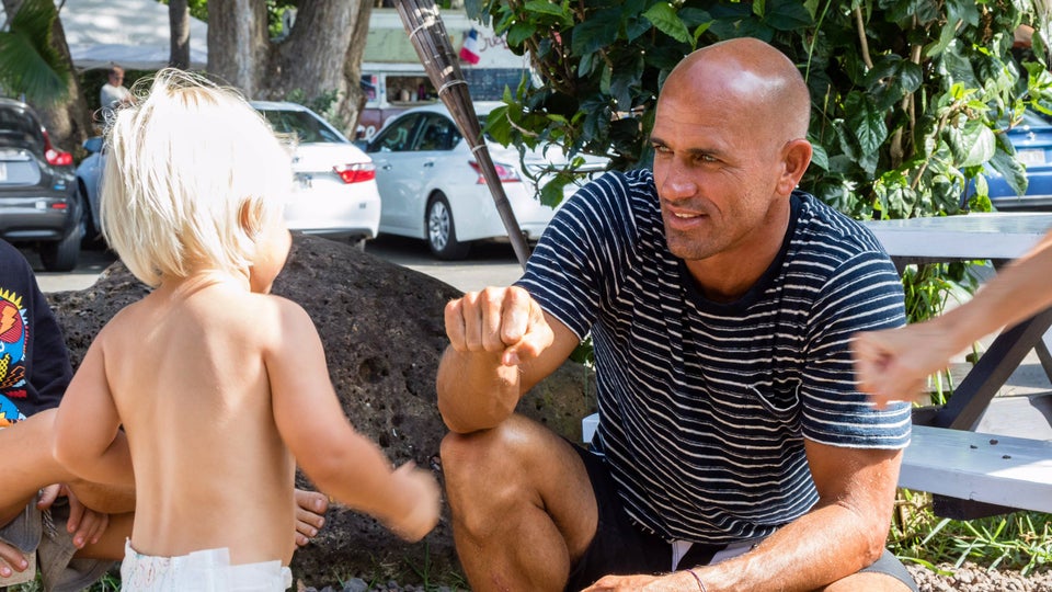 Kelly Slater Helps Rescue Toddler and Mother from Giant Wave - Outside ...