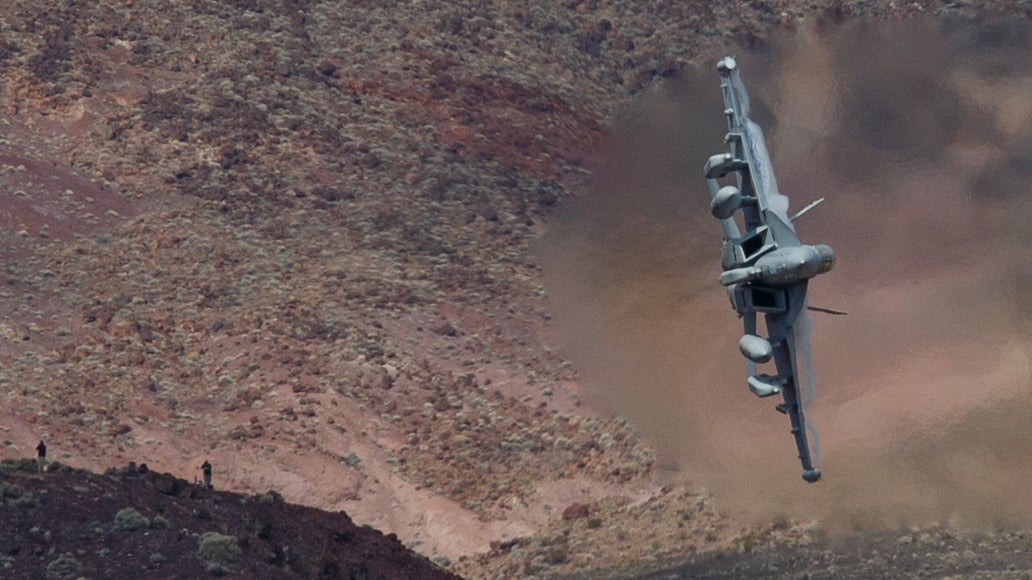 An F-18 Just Crashed in Death Valley National Park - Outside Online