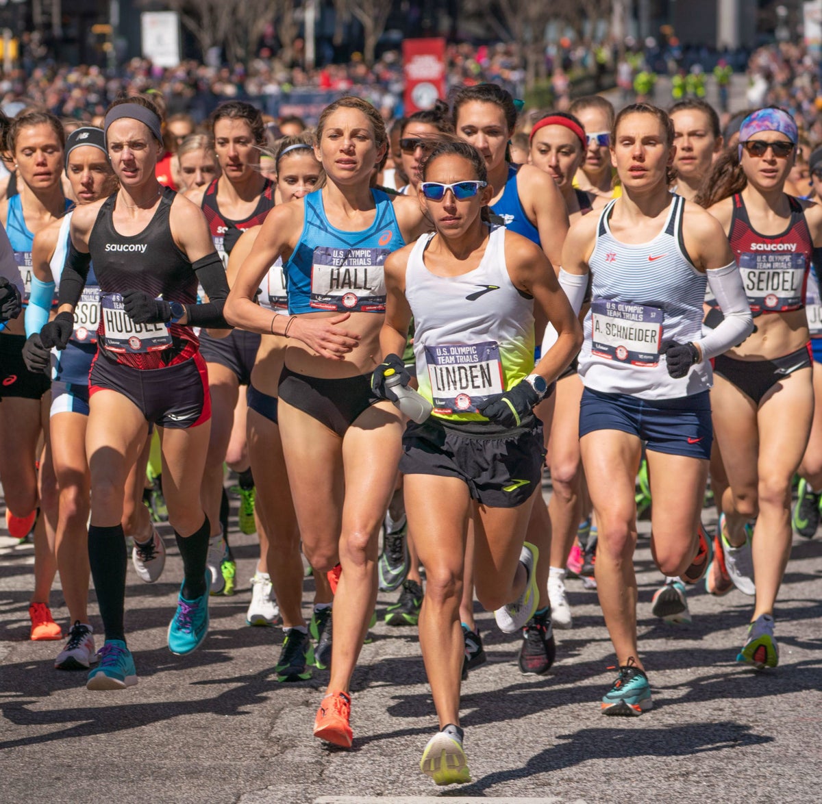 Photos from a Historic Women's Olympic Trials Race - Outside Online