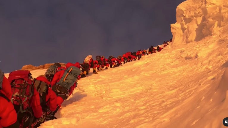There Are Conga Lines and Huge Crowds on K2 Now - Outside Online