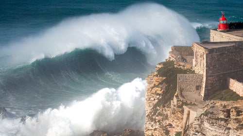 A Brazilian Surfer Died While Riding Big Waves at Nazaré - Outside Online
